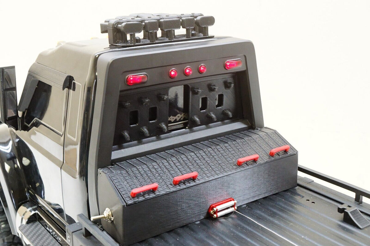 Headache Rack Rear Window Protector Upgrade For Traxxas TRX-6 Flatbed ...