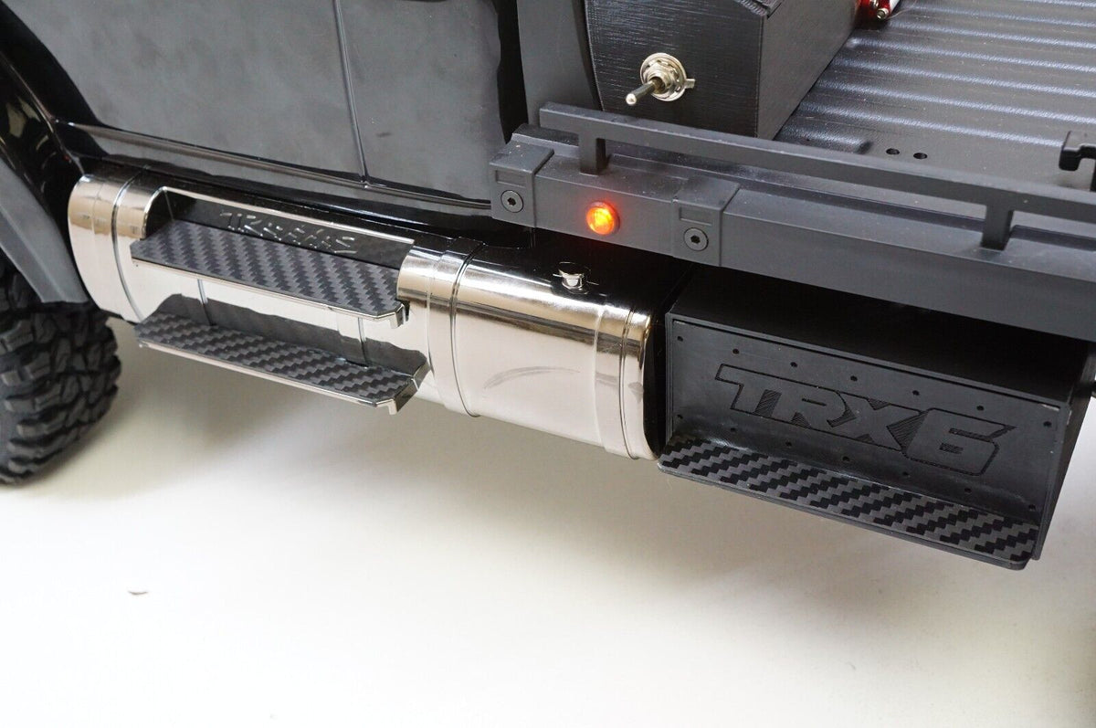 Carbon Fiber Side Step Upgrade For Traxxas TRX-6 Flatbed Hauler Tanks ...