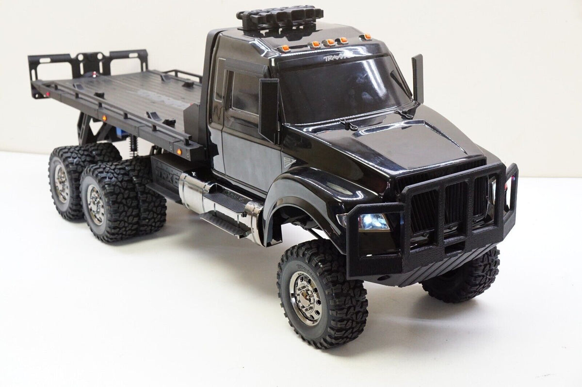 Heavy Duty Front Bumper Bull Bar & Skid Plate For Traxxas TRX-6 Flatbe ...