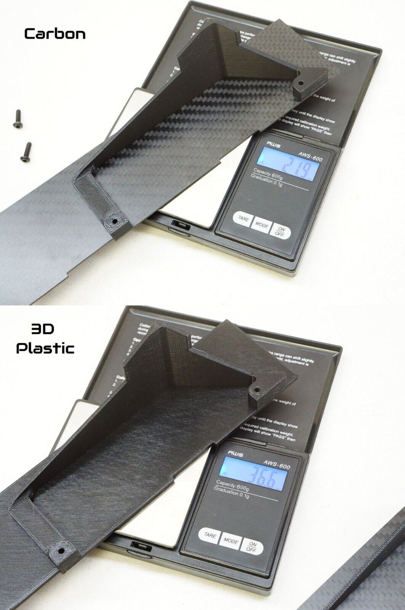 Carbon Fiber Left/Right Side Aero Panels for Arrma 1/8 Infraction 3s ...