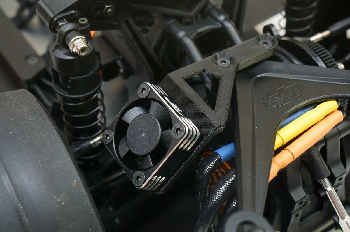Upgrade Motor Cooling Fan Mount (30x30) For Losi 22s 69 Camaro NPRC RC ...