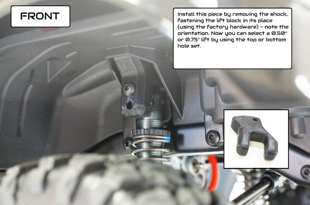 1" Lift Kit Upper Shock Mount Upgrade Kit For Traxxas TRX-6 Flatbed Ha ...